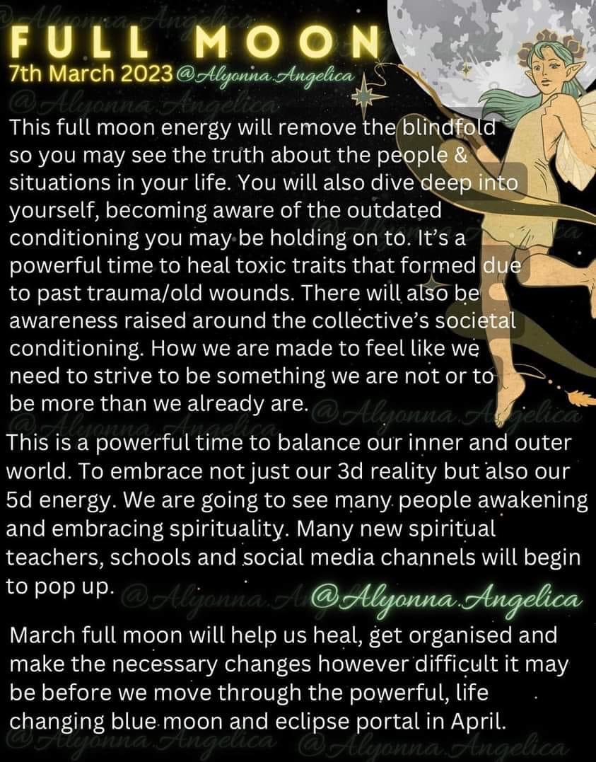 Full Moon, Virgo March 7th – GreatCosmicMothersUnite