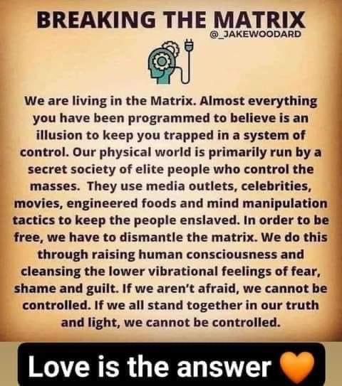 Breaking the Matrix – GreatCosmicMothersUnite