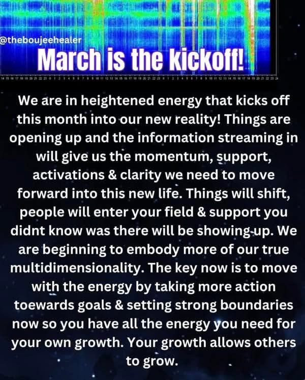 March Kickoff – GreatCosmicMothersUnite